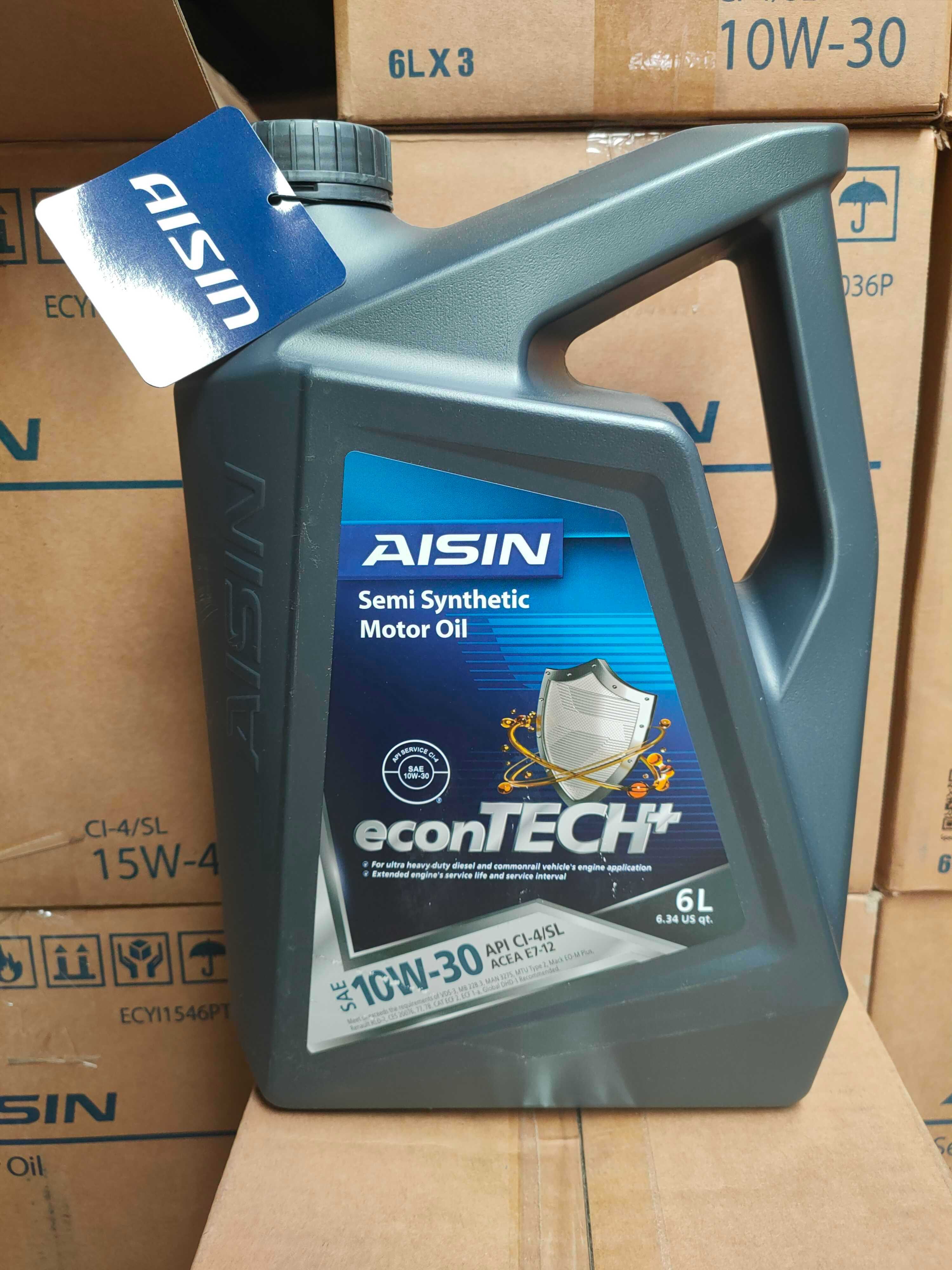 AISIN น้ำมันเครื่อง Aisin กึ่งสังเคราะห์ เกรด10w-30 ดีเชล เกรด CI-4 ขนาด6+1L | LINE SHOPPING