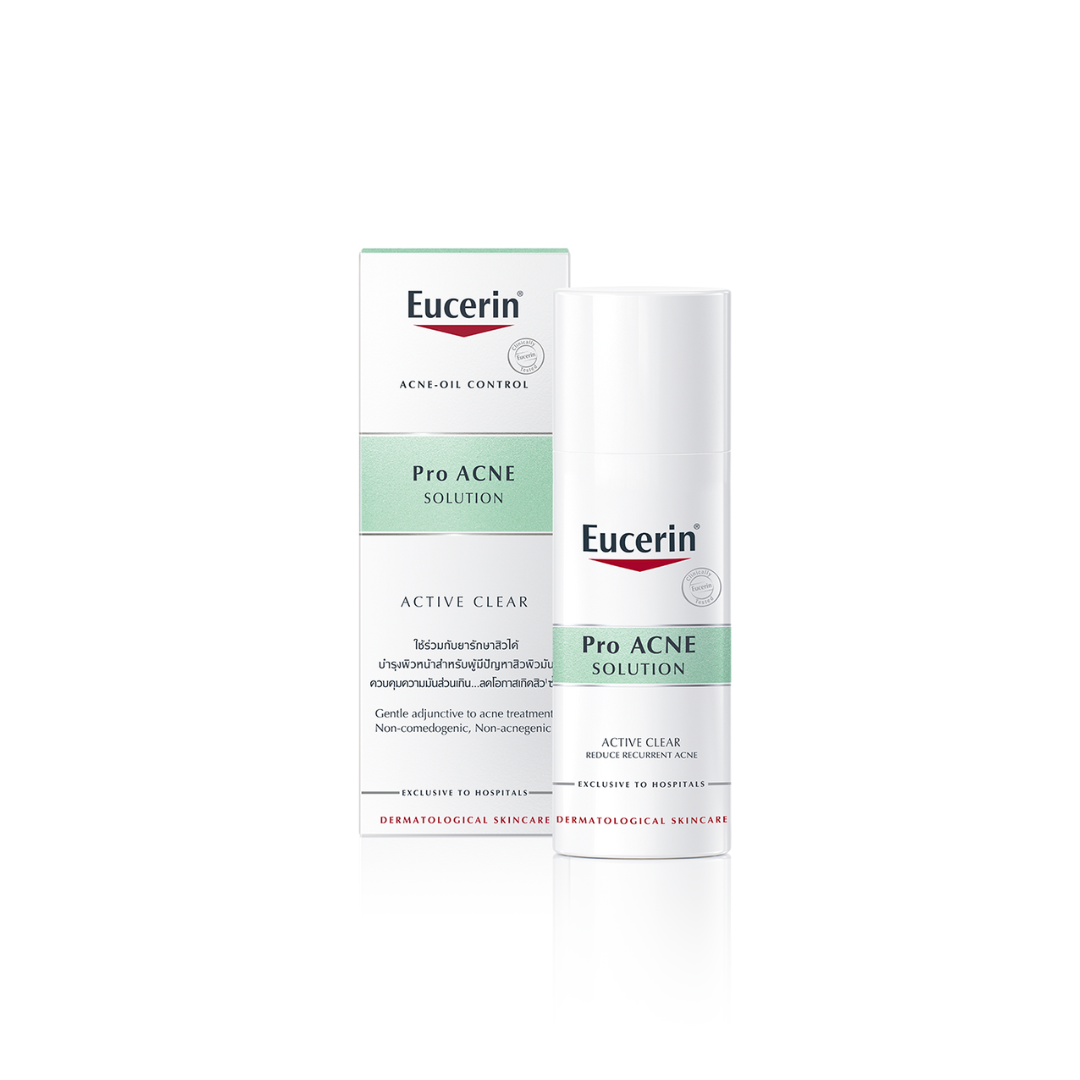 ยูเซอรีน บำรุงผิวหน้า สำหรับผู้ที่มีผิวมัน เป็นสิวง่าย Eucerin Pro ACNE ...