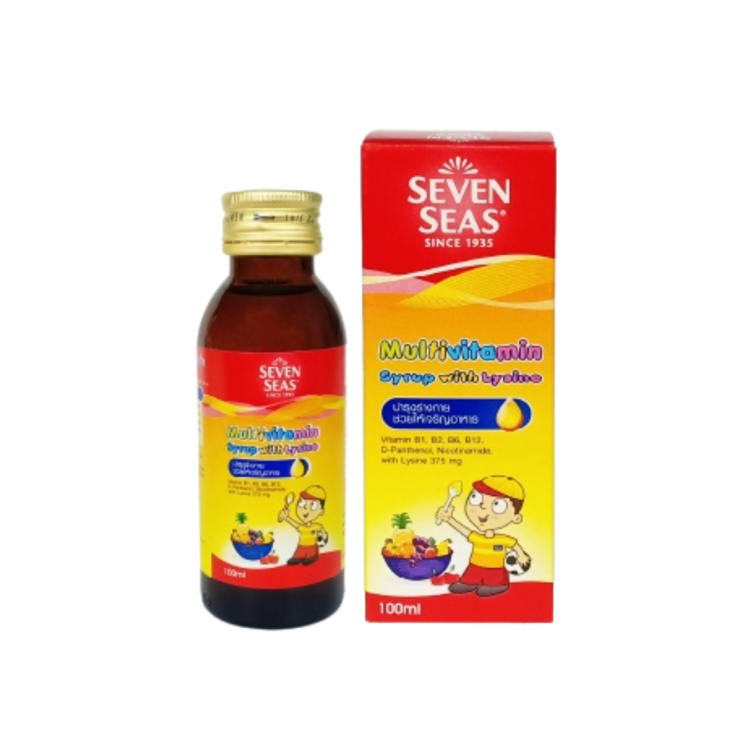 SEVENSEAS MULTIVITAMIN SYRUP WITH LYSINE 100 ML | LINE SHOPPING