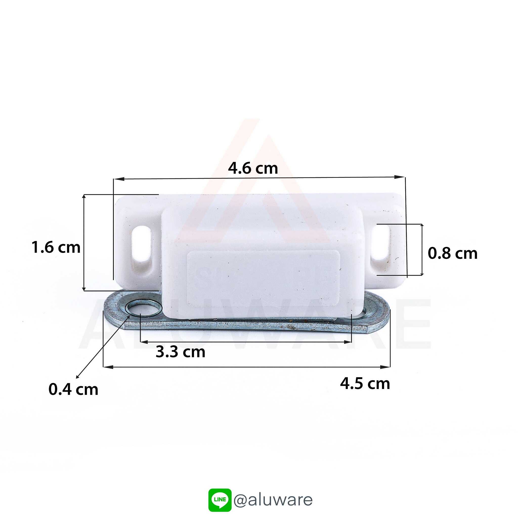 กันชนแม่เหล็ก เล็ก มีสกรู (อบขาว ชา ดำ) แม่เหล็กติดกับชนบานประตู ...
