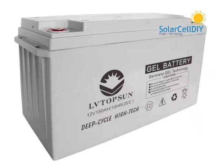 LV topsun deep cycle gel 12V 50A-200A (แบตเตอรี่) | LINE SHOPPING