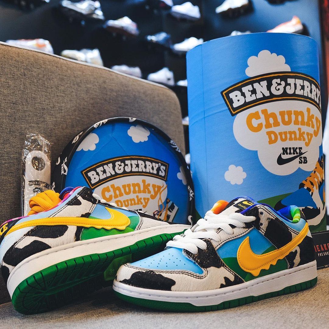 Nike SB Dunk Low x Ben & Jerry’s Chunky Dunky Friend & Family Special ...