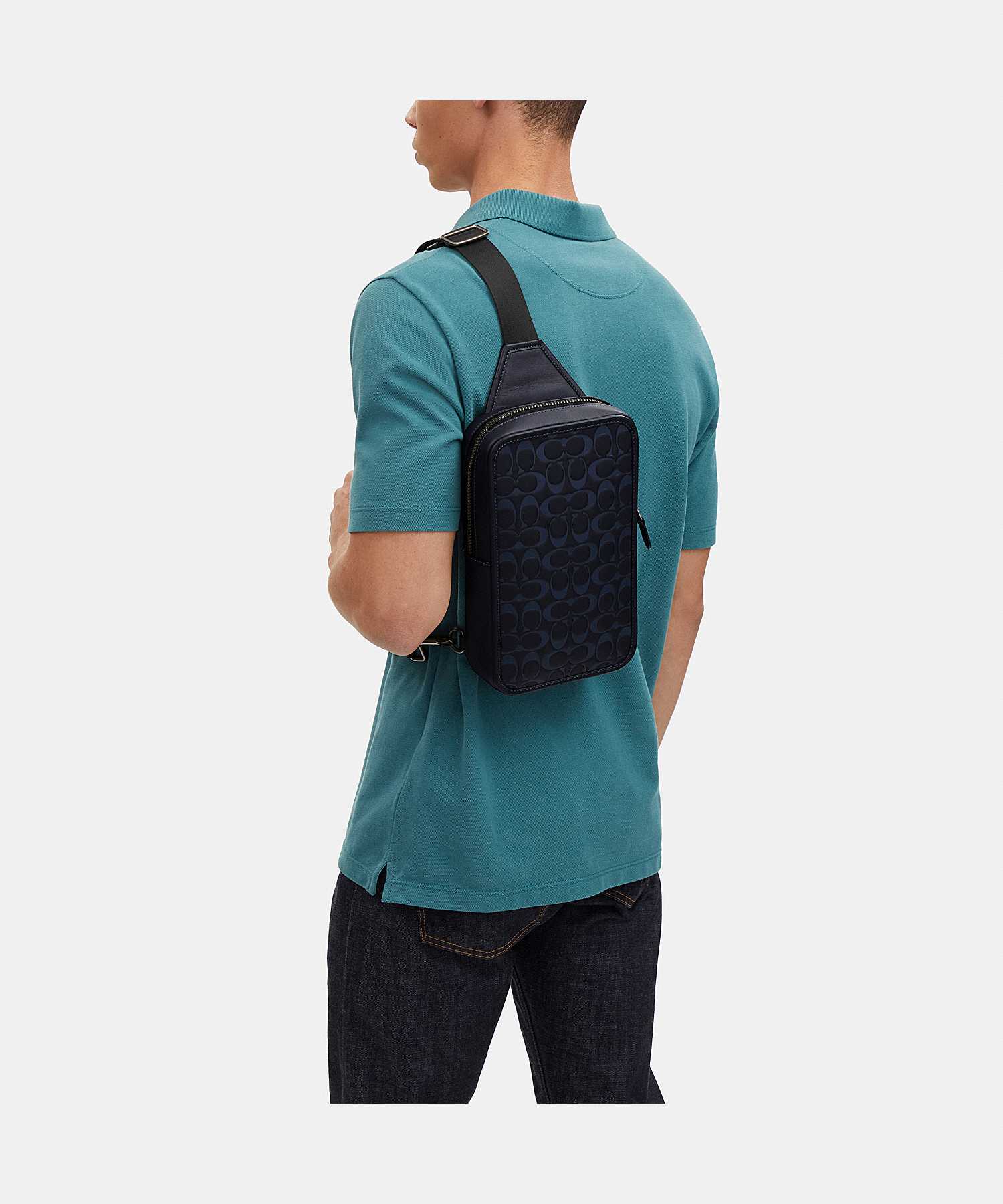 COACH SULLIVAN PACK IN SIGNATURE LEATHER CJ583 QBVRN | LINE SHOPPING