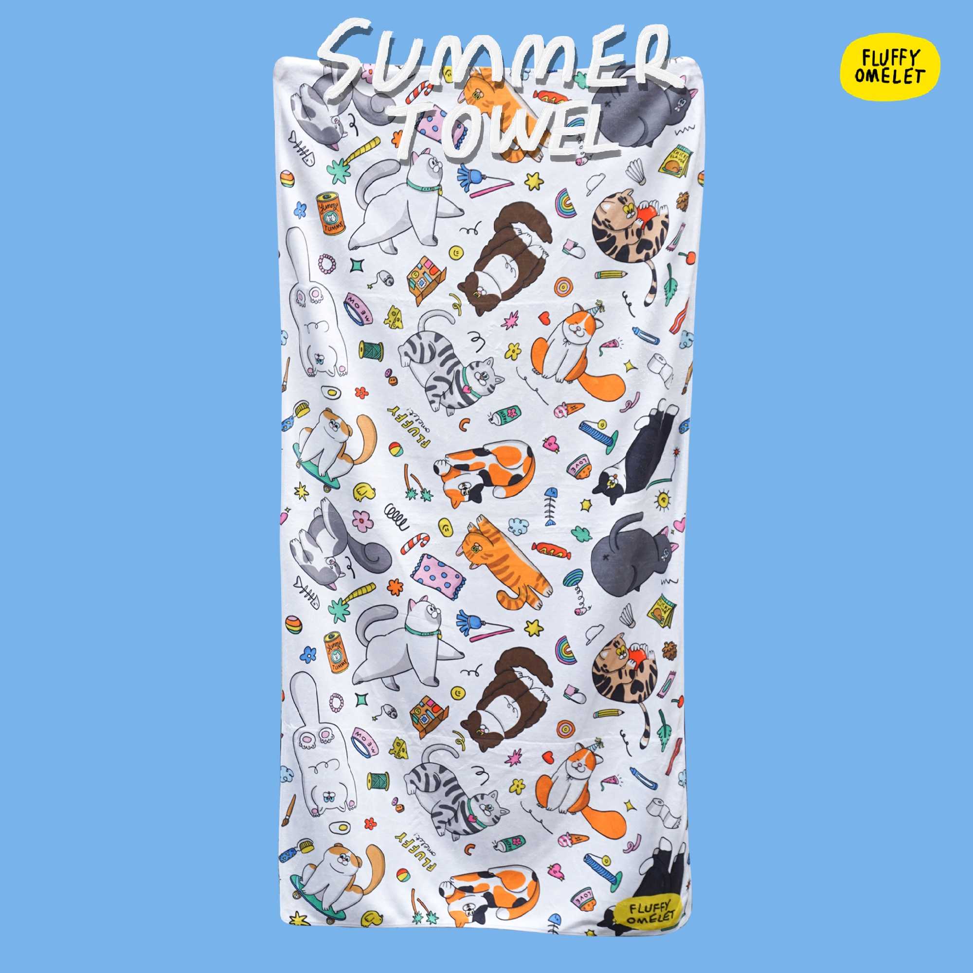 MEOW GANG SUMMER TOWEL | LINE SHOPPING