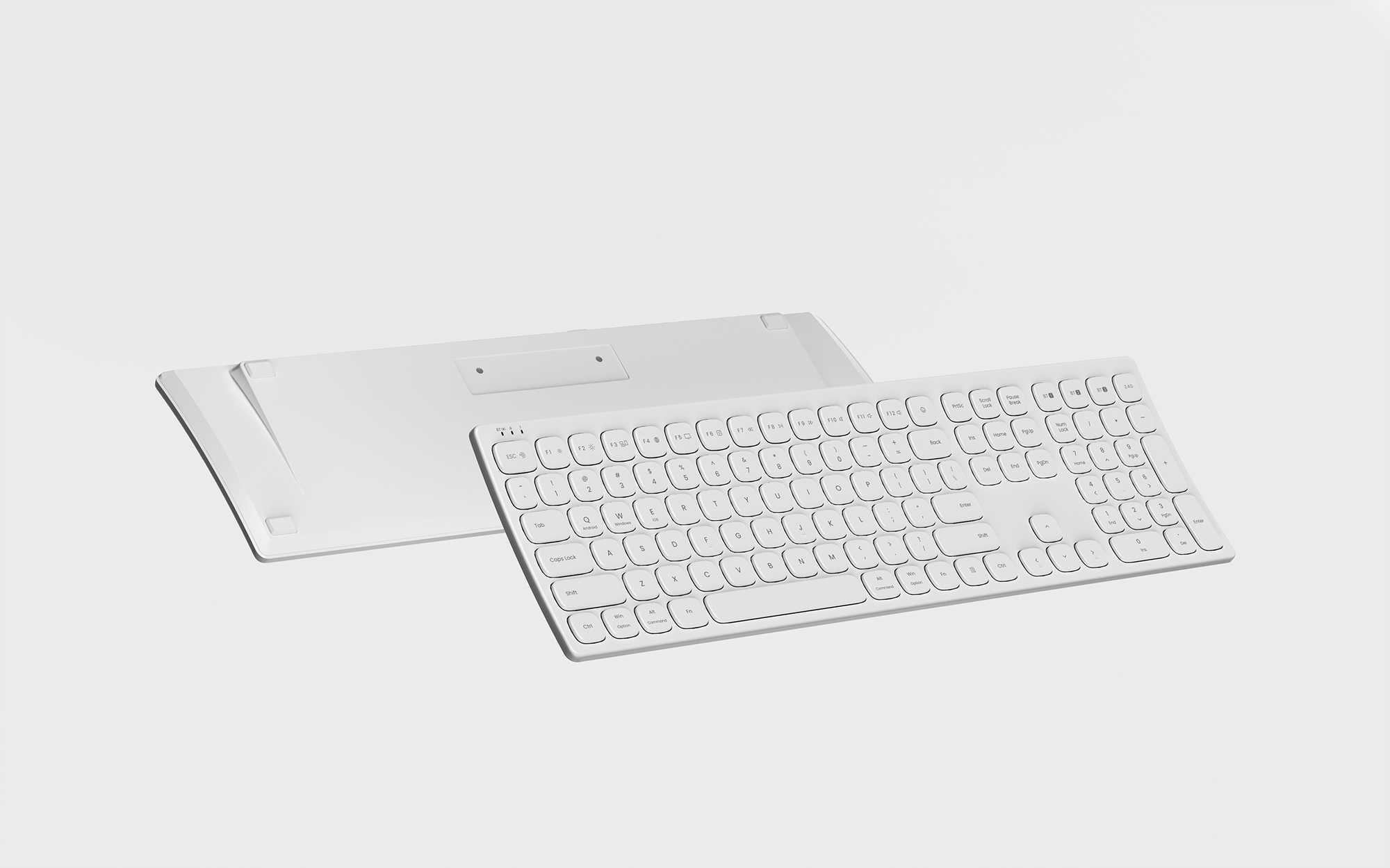 ACTTO Curved B605 Full size Keyboard คีย์บอร์ดไร้สาย คีย์บอร์ดบลูทูต ...