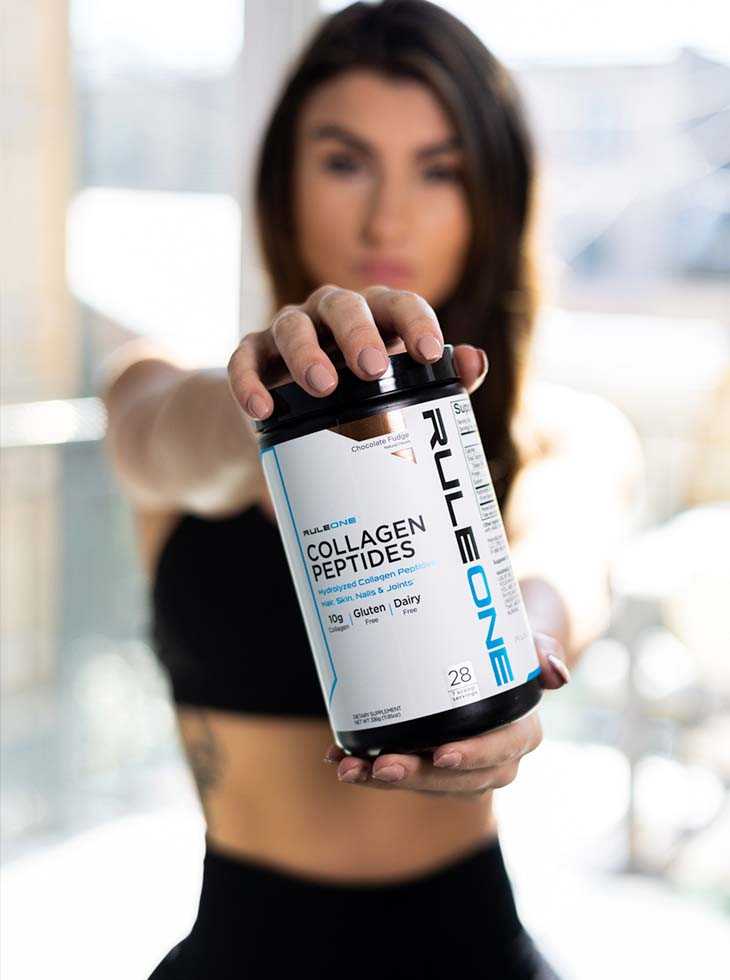 Rule1 Collagen Peptides Chocolate Fudge 28 Servings | LINE SHOPPING