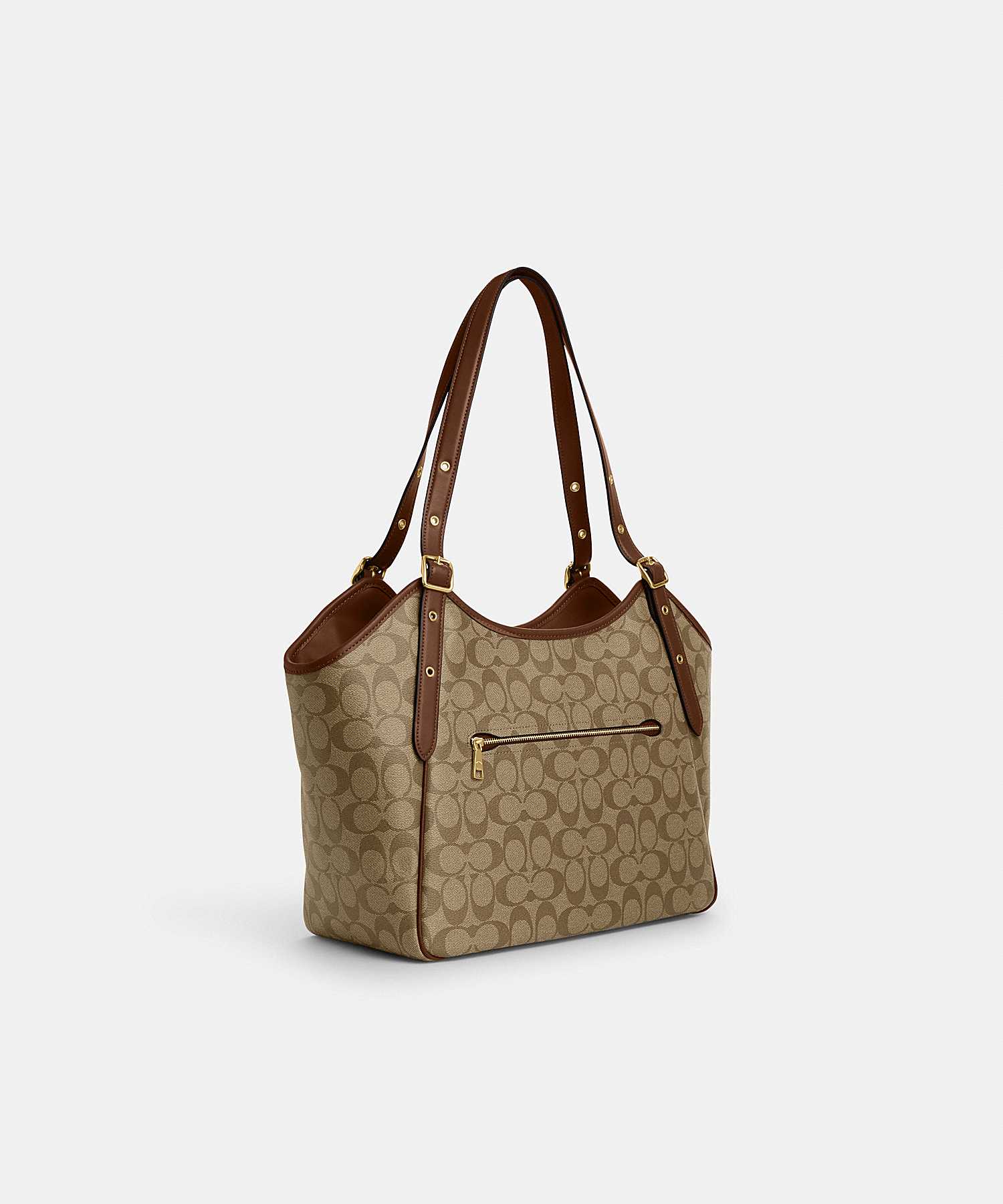 COACH MEADOW SHOULDER BAG IN SIGNATURE CANVAS CM076 IME74 | LINE SHOPPING