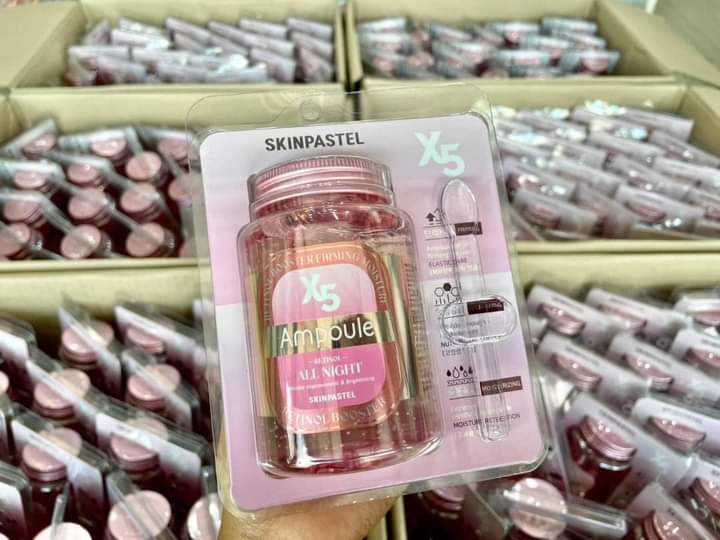 SKINPASTEL X5 Booster Ampoule All Night ขนาด 250 ml ขวดใหญ่ | LINE SHOPPING