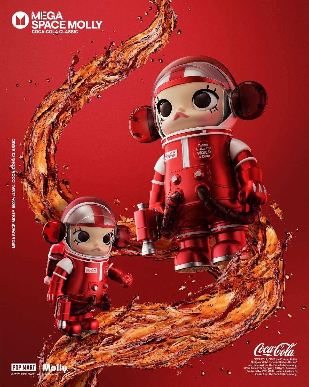 MEGA SPACE MOLLY 400% : CLASSIC COCA-COLA (V2) | LINE SHOPPING