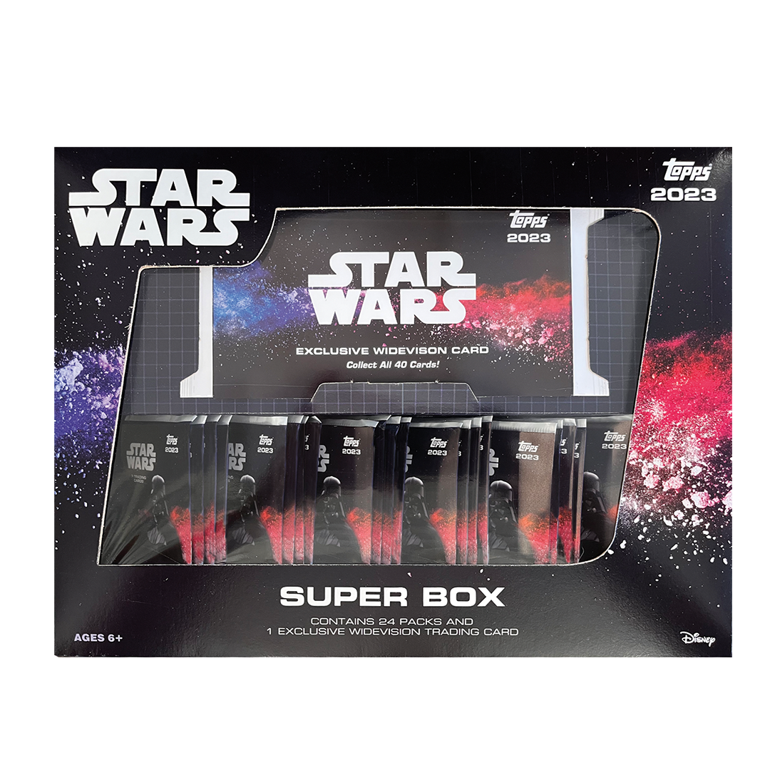 Topps 2023 Star Wars Super Box - Topps Collection / การ์ดสะสม สตาร์วอร์ ...