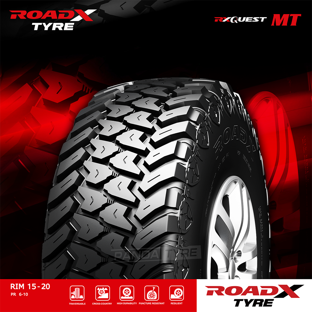 ROADX 265/70R17 (10PR) ยางรถยนต์ขอบ17 รุ่น RX QUEST MT - 4 เส้น (ยาง ...