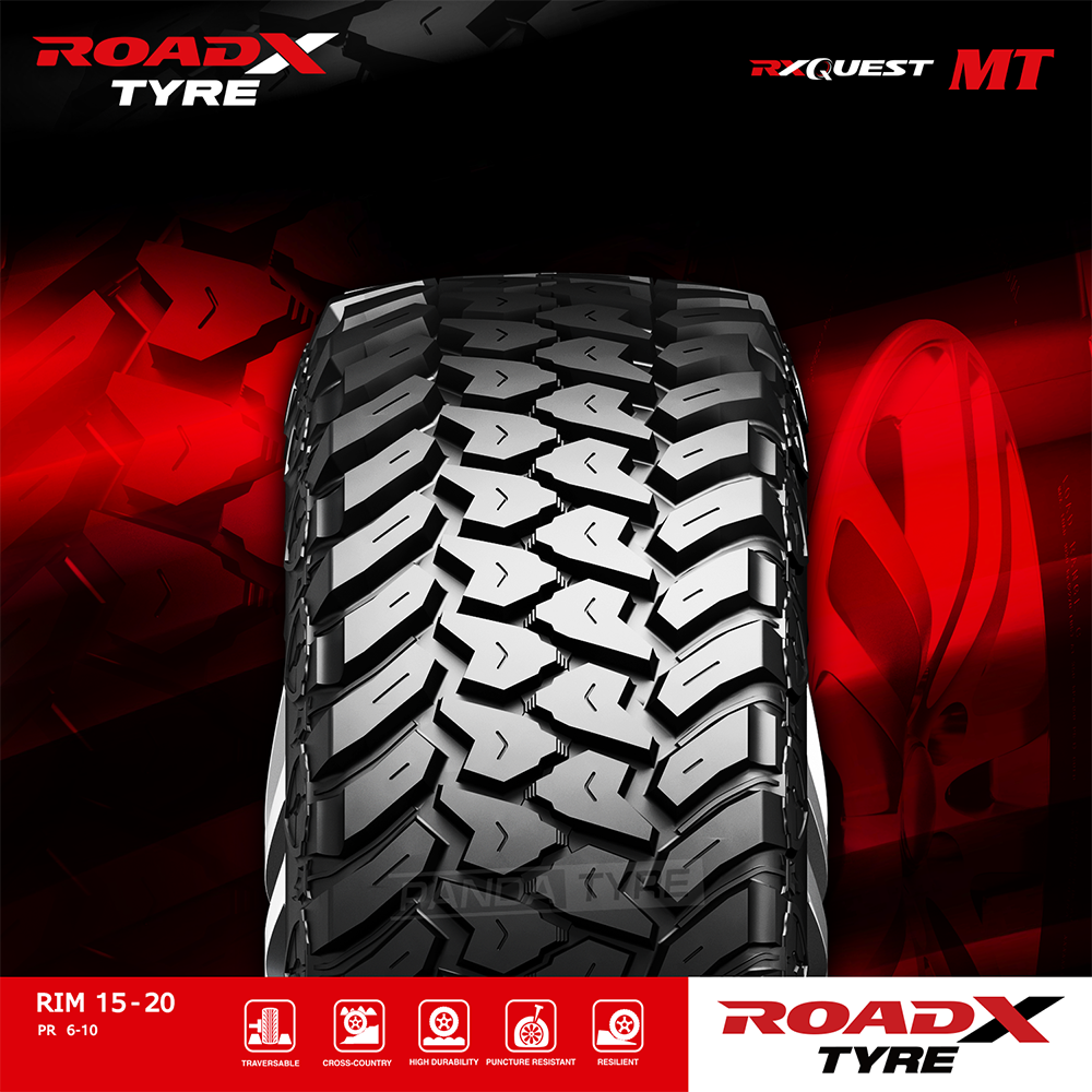 ROADX 265/70R17 (10PR) ยางรถยนต์ขอบ17 รุ่น RX QUEST MT - 4 เส้น (ยาง ...