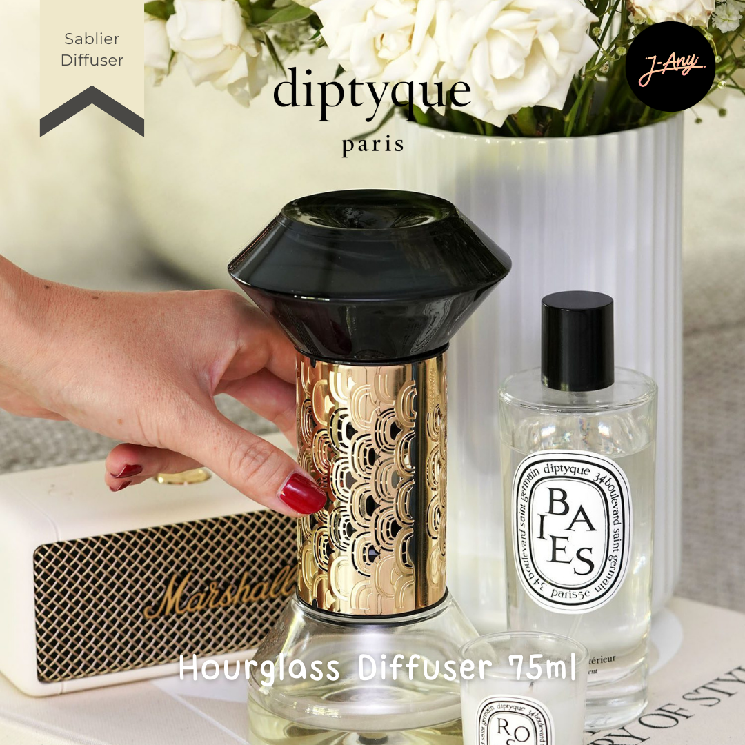 ⏳Diptyque Hourglass Diffuser 75 ml ⚜️ น้ำหอมในบ้านรูปแบบนาฬิกาทรายหอม ...