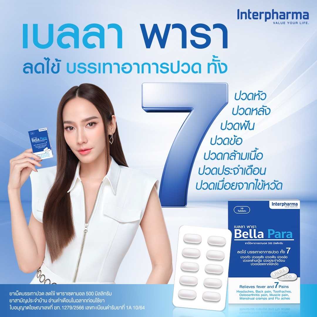 เบลลา พารา ยาลดไข้ Acetaminophen/Paracetamol (Bella Para) | LINE SHOPPING