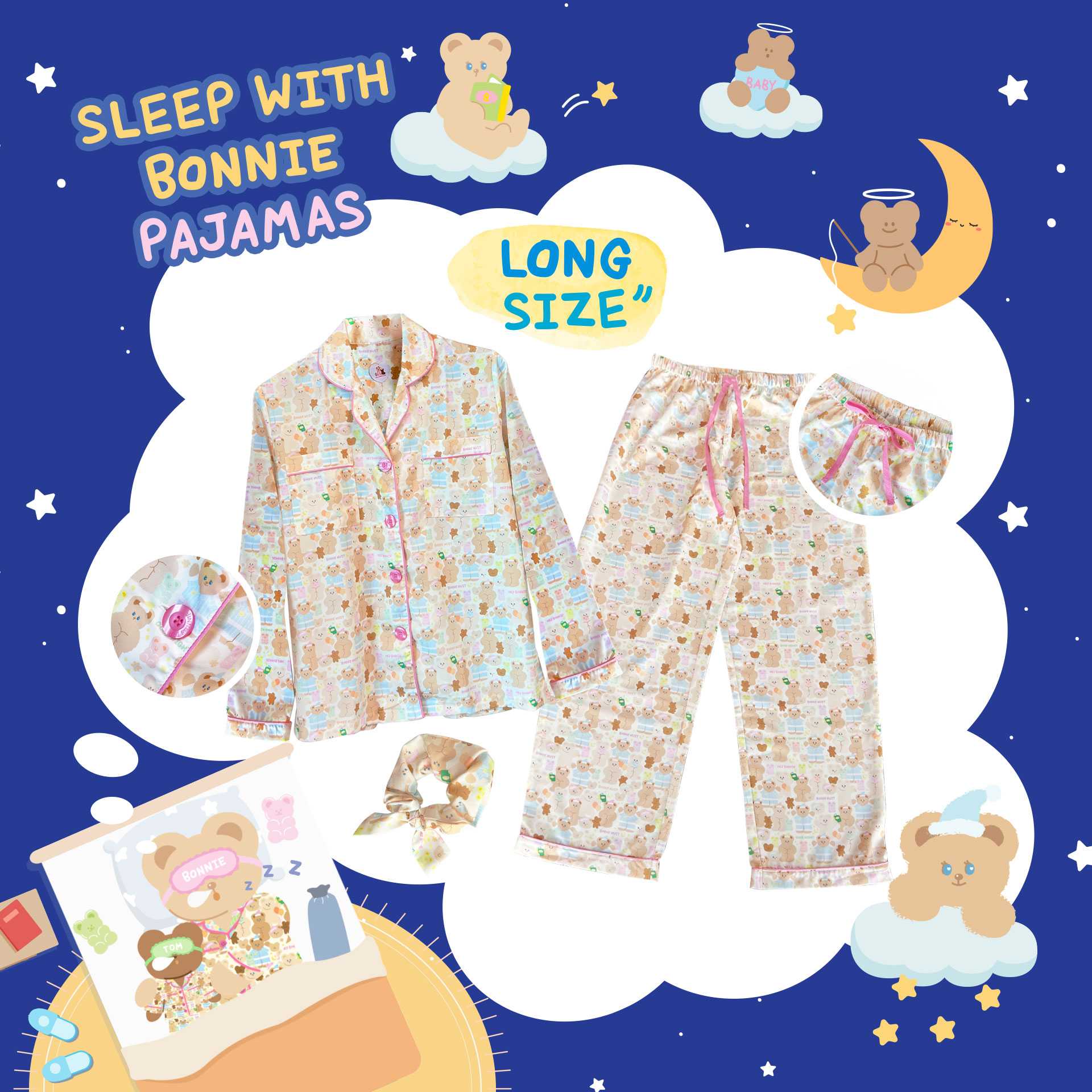 Sleep with Bonnie Pajamas l Hej Bonnie Official | LINE SHOPPING