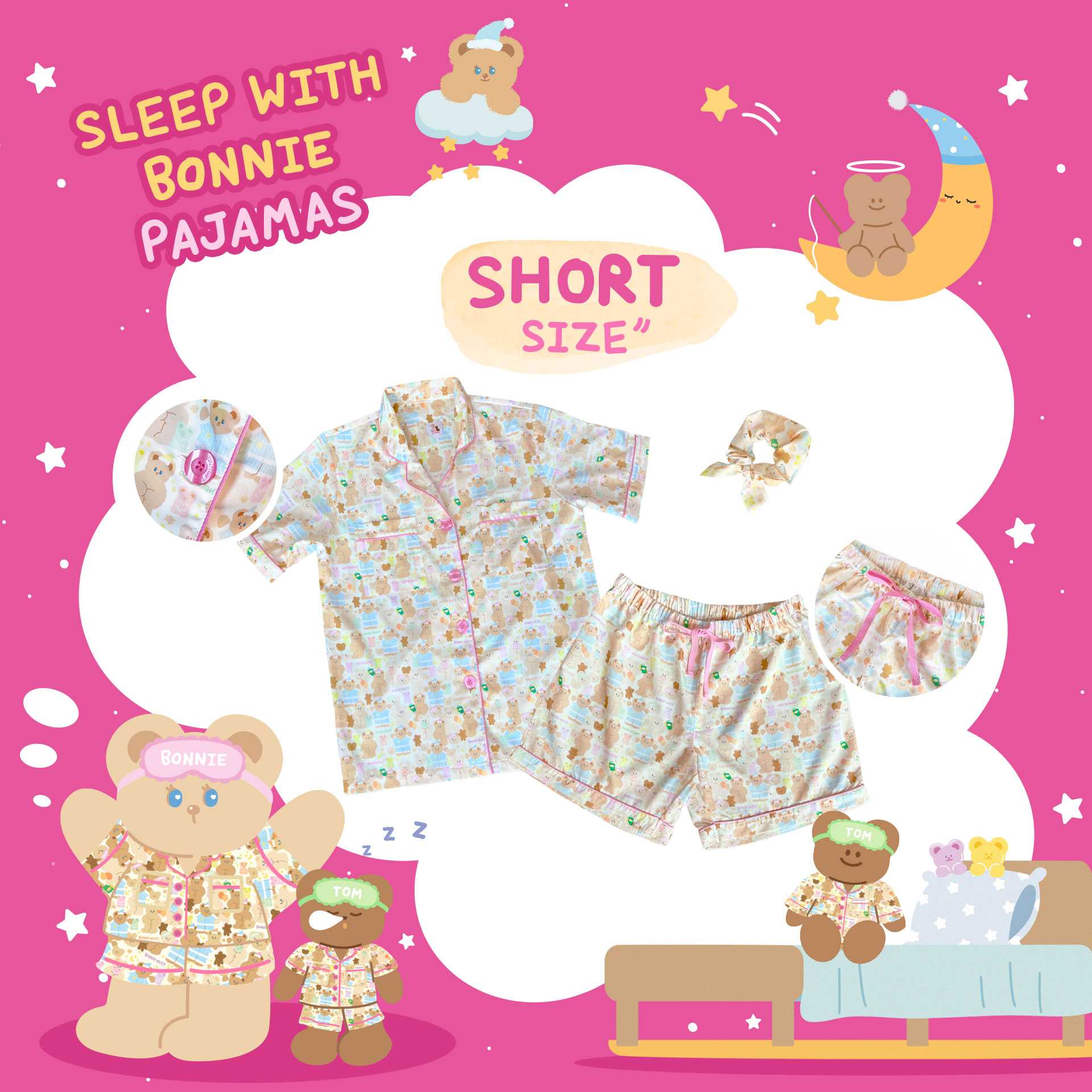 Sleep with Bonnie Pajamas l Hej Bonnie Official | LINE SHOPPING
