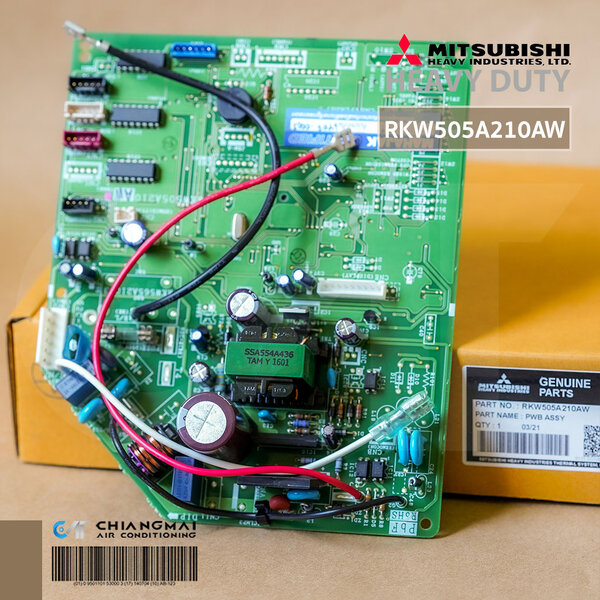 RKW505A210AW แผงวงจรแอร์ Mitsubishi Heavy Duty แผงบอร์ดแอร์มิตซูบิชิ ...