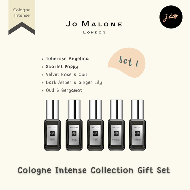 💎 Jo Malone 🇬🇧 Cologne Intense Gift Set 9ml x 5 🌙 ในเซทมี 5 กลิ่น 💁🏻‍♀️ รวมแล้ว 45ml | LINE SHOPPING