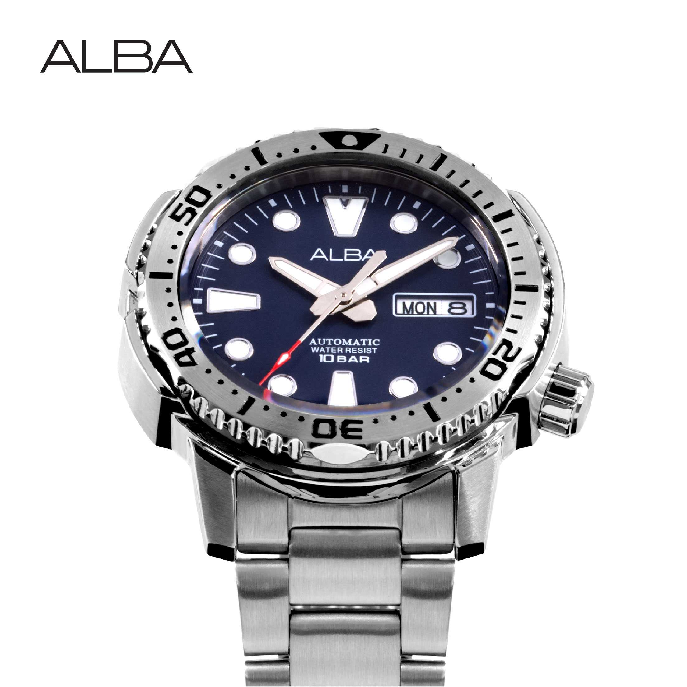 ALBA นาฬิกาข้อมือ Mini Tuna Automatic รุ่น AL4601X | LINE SHOPPING