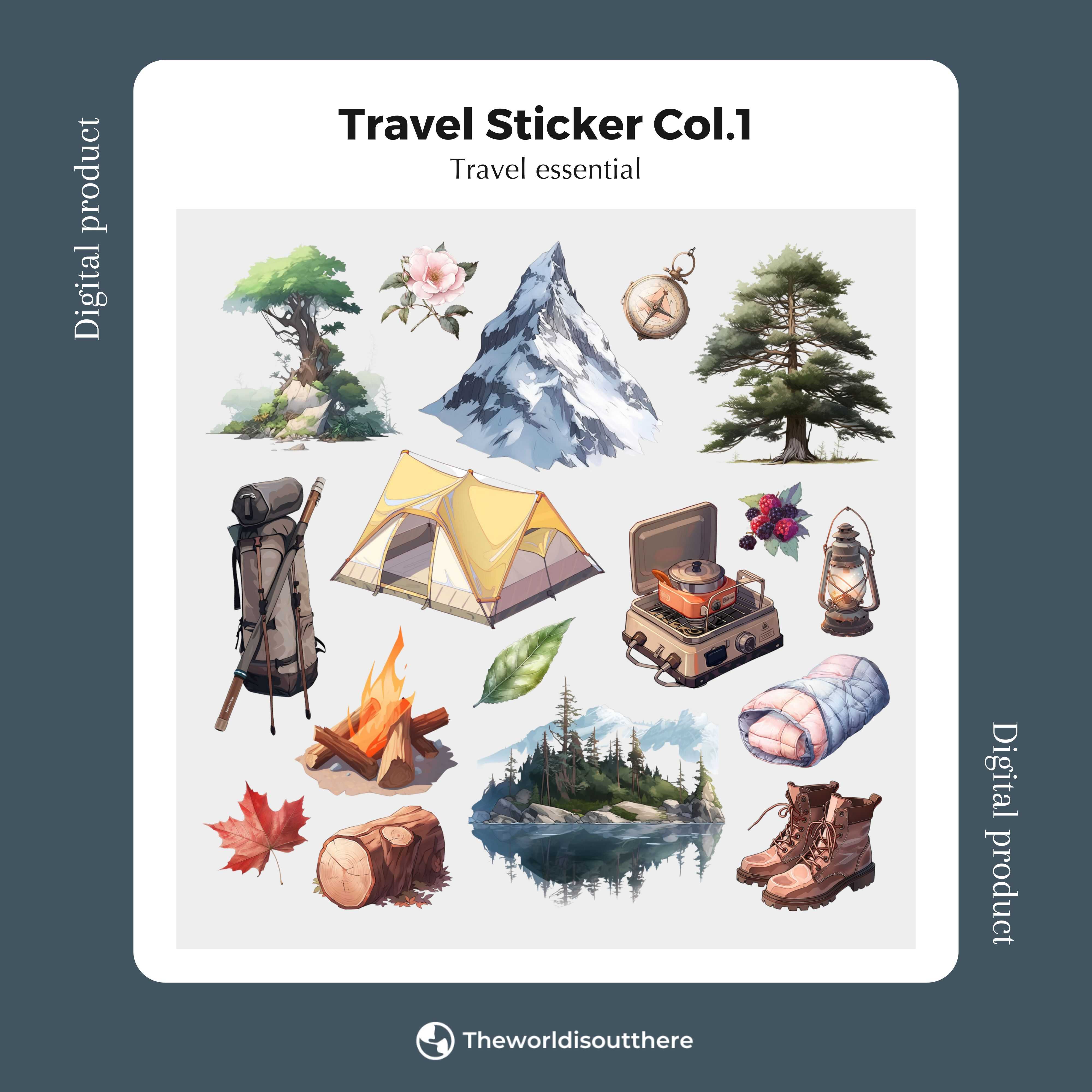 Travel Sticker (Collection #01) | LINE SHOPPING