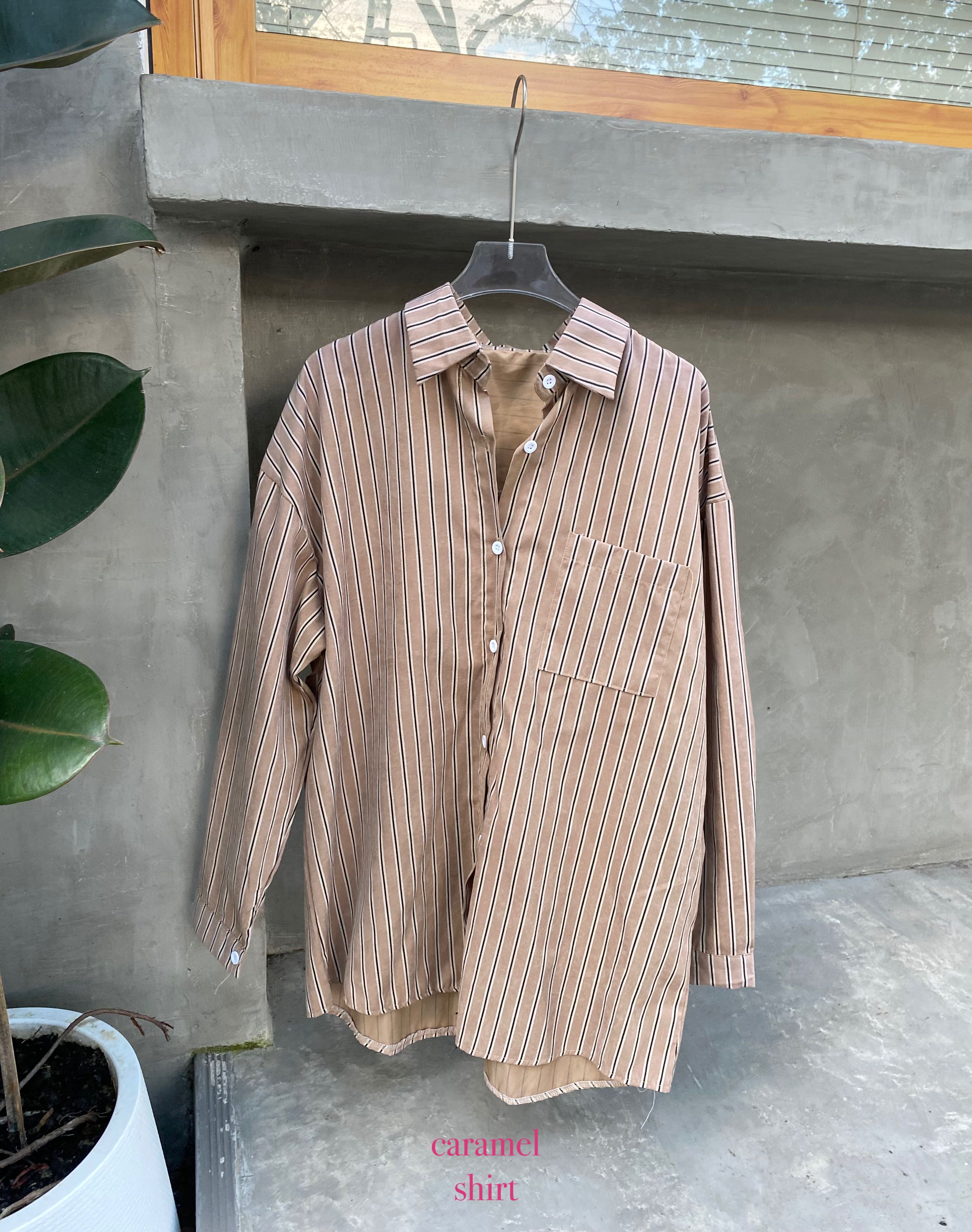 caramel shirt | LINE SHOPPING