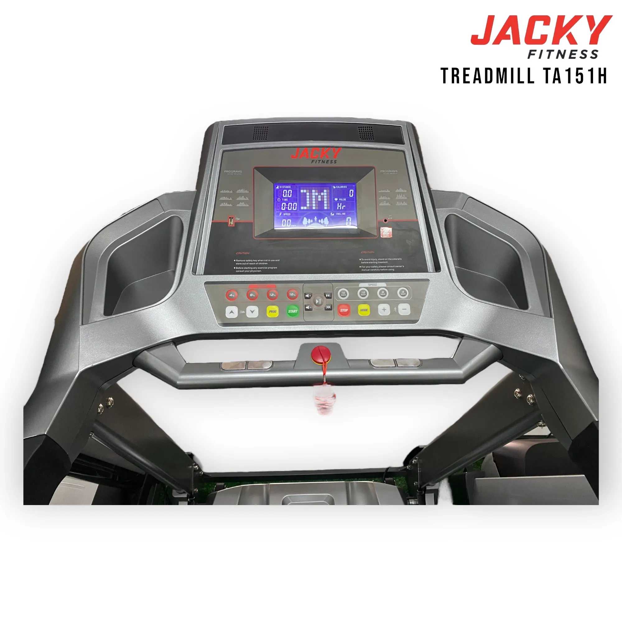 ลู่วิ่งไฟฟ้า Jacky Fitness รุ่น J151 มอเตอร์ : (AC 4.0 แรงม้า) | LINE SHOPPING