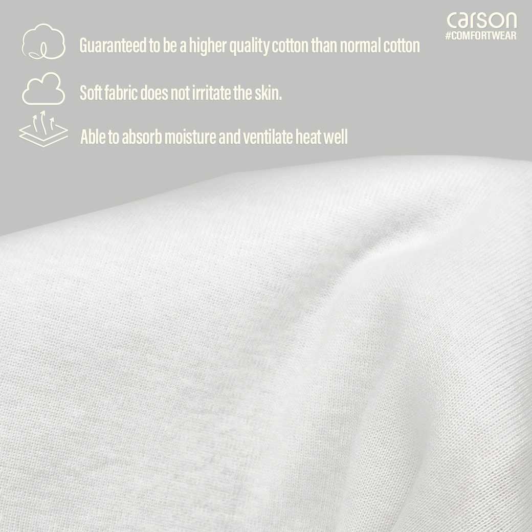 เสื้อกล้ามชาย | Carson Collection | รุ่นผ้า Cotton USA | แพ็ค 1 ตัว [TTC20413WH] | LINE SHOPPING