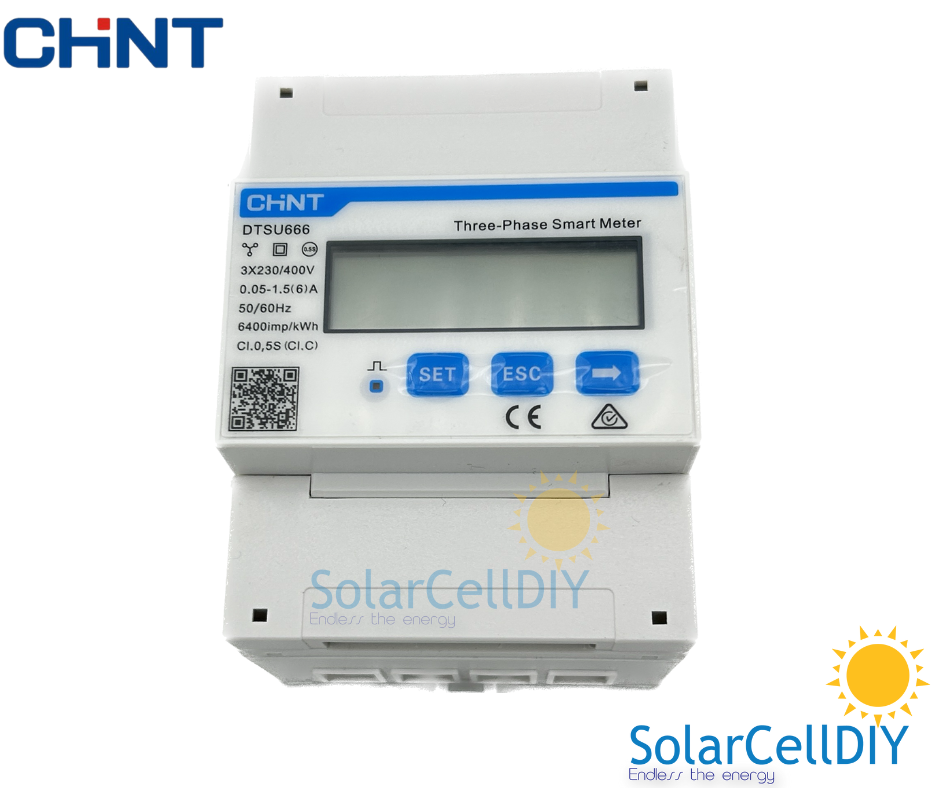 CHINT DTSU666 กันย้อน Smart Meter ระบบไฟฟ้า 3 เฟส CT 3x230/400V ใช้คู่ ...