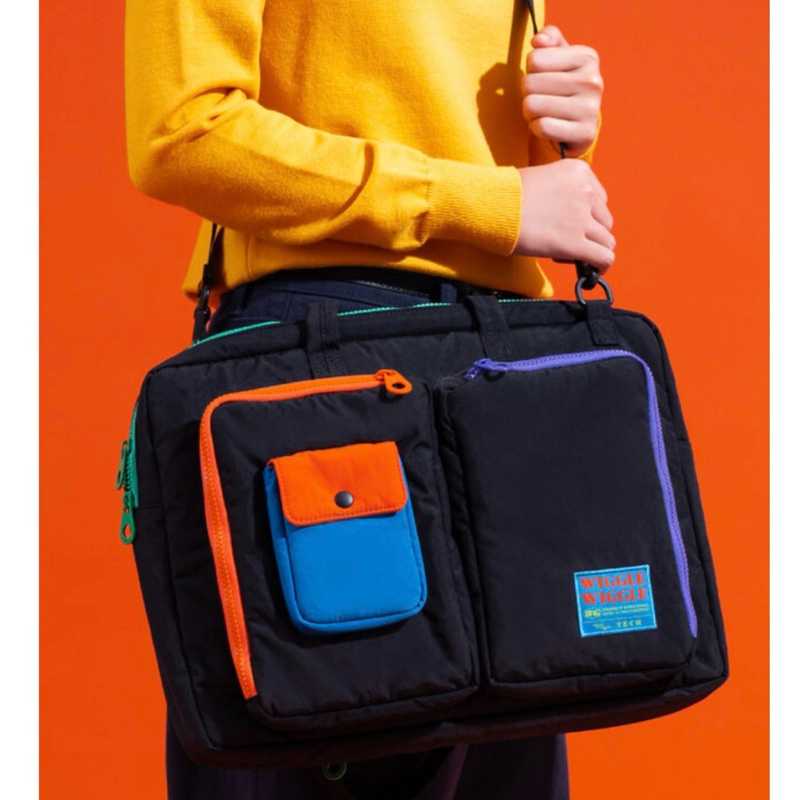 Wiggle Wiggle - Laptop 2-Way Bag 15.6 กระเป๋าใส่โน้ตบุ้ค สายยาว สะพายขึ้นไหล่ได้ | LINE SHOPPING