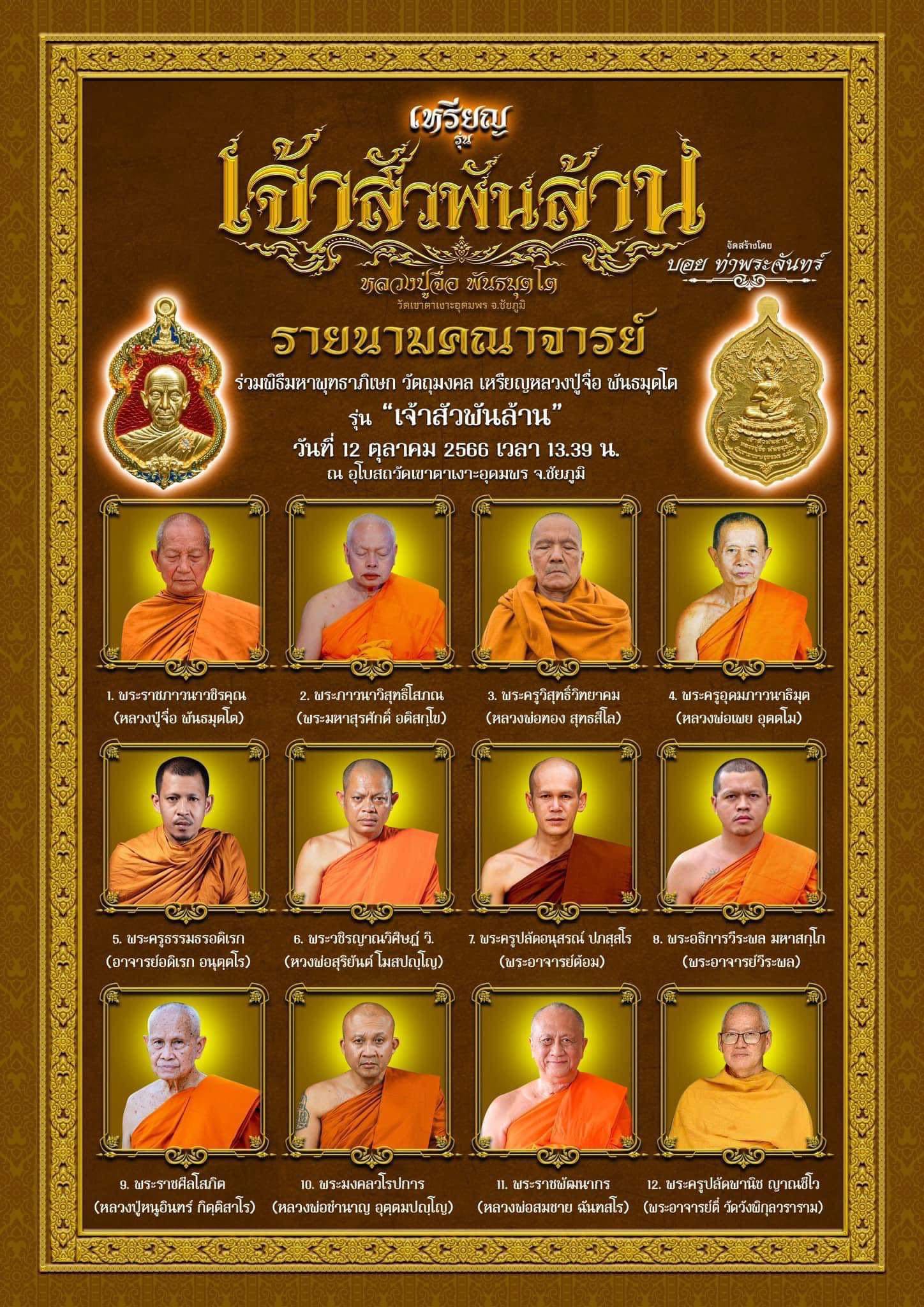 เหรียญรุ่นเจ้าสัวพันล้านหลวงปู่จื่อเนื้อสัมฤทธิ์หน้ากาก Line Shopping