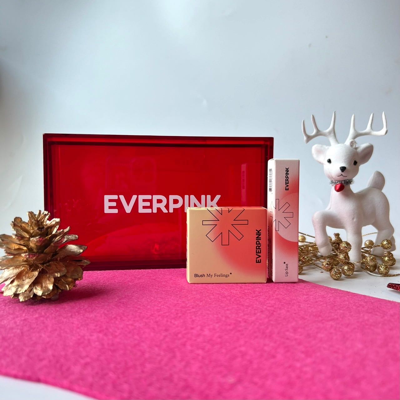 EVERPINK The Blush and Kiss Duo : Blush My Feelings + Lip Sass + Red ...