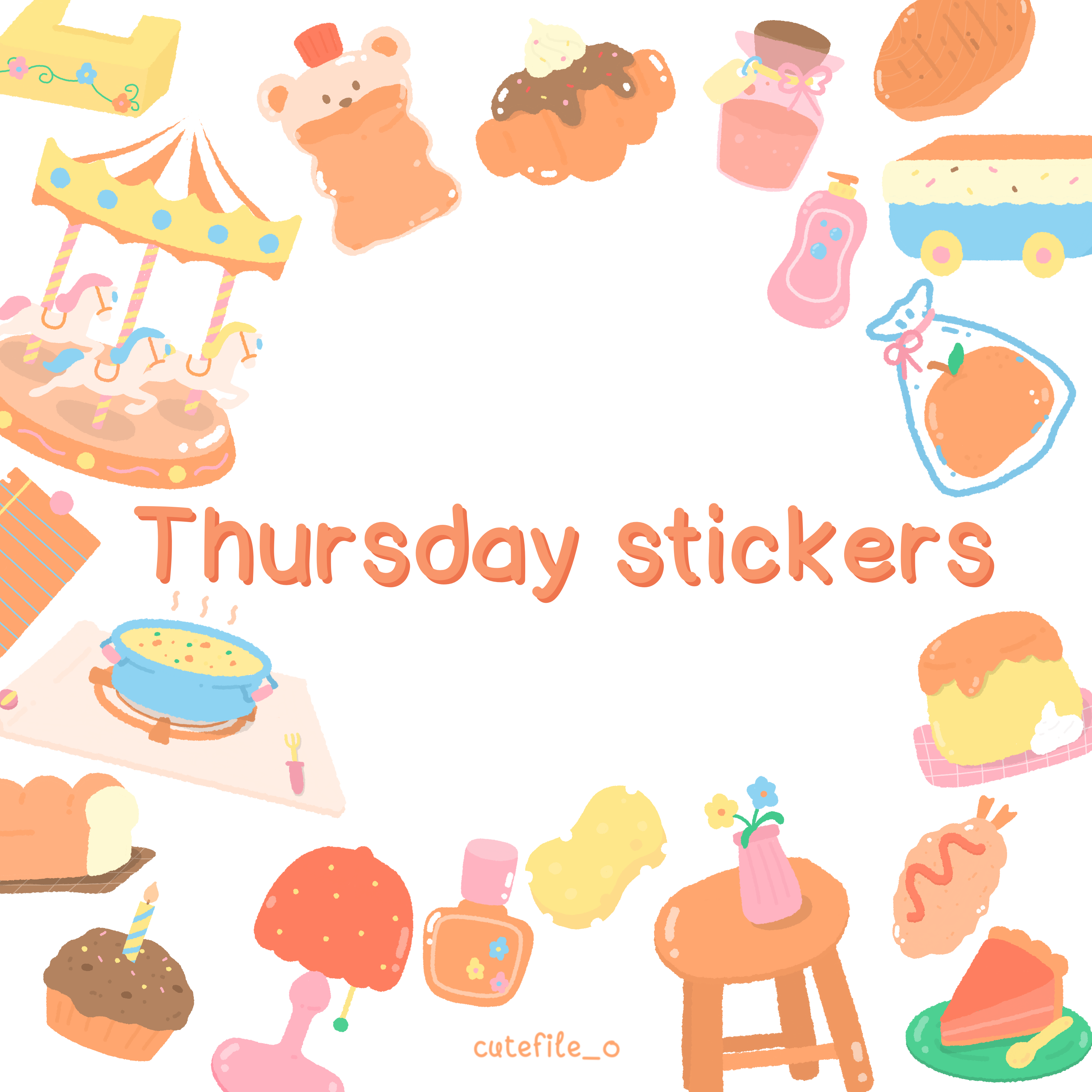 Thursday stickers | LINE SHOPPING