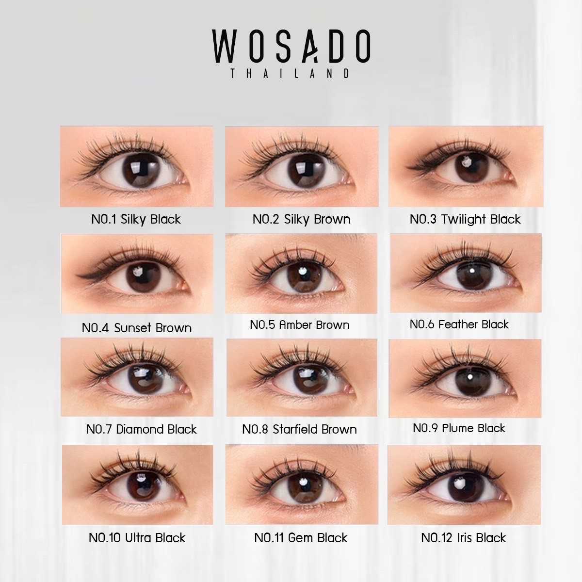 WOSADO ขนตาแม่เหล็ก 25เบอร์พร้อมส่งในไทย ! | LINE SHOPPING