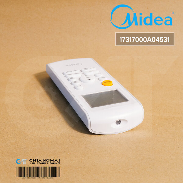 17317000A04531 รีโมทแอร์ Midea (Remote controller RG57A7/BGEF) รีโมท ...