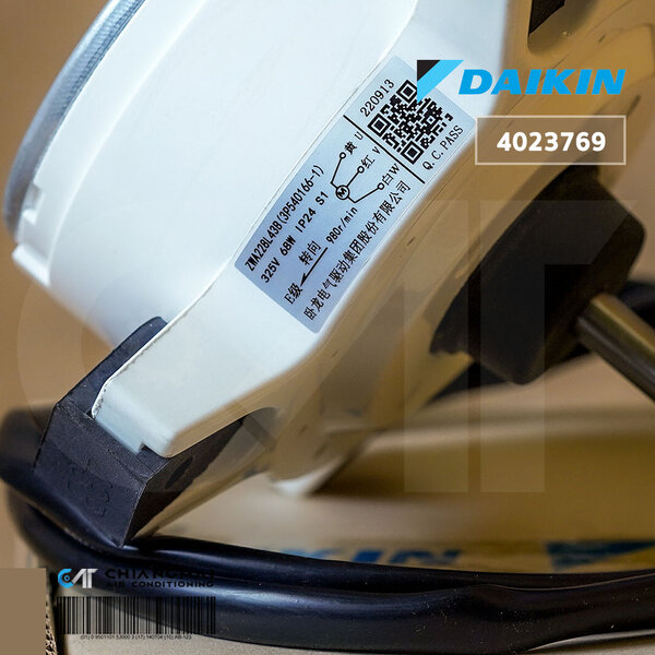 4023769 มอเตอร์แอร์ Daikin มอเตอร์แอร์ไดกิ้น มอเตอร์คอยล์ร้อน รุ่น ...