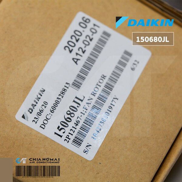 150680JL / 150680J ใบพัดลมแอร์ Daikin ใบพัดลมโพรงกระรอก โบเวอร์แอร์ไดก ...
