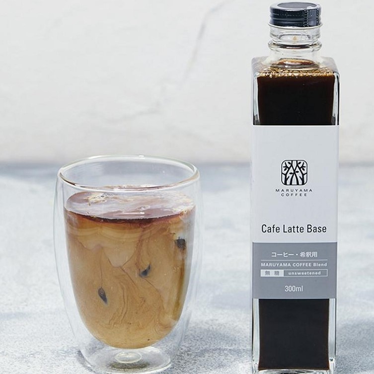 丸山珈琲定番・カフェラテベース無糖2本 ウィンターギフト お歳暮 おうちでカフェ気分 300ml×2本