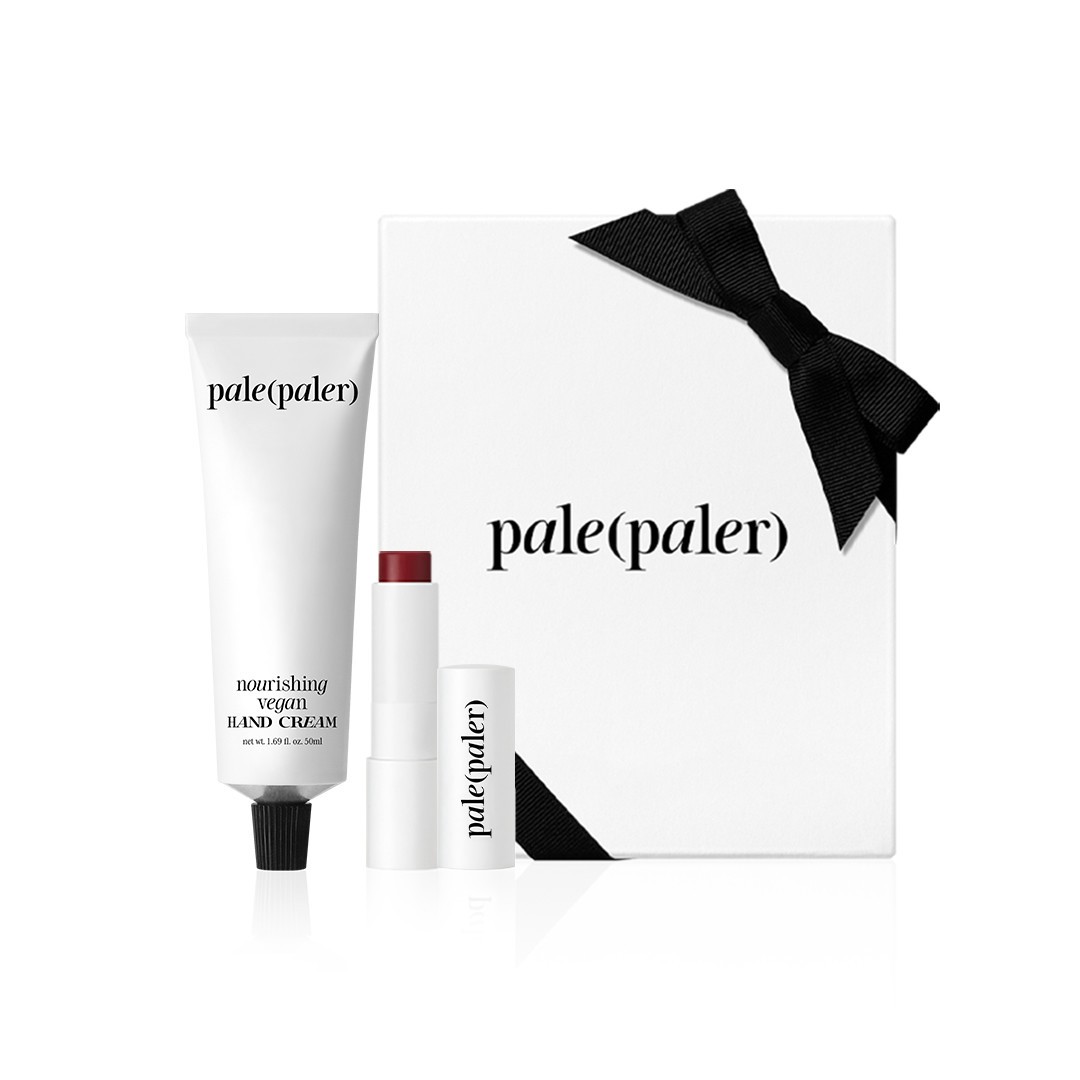 【pale paler公式】 ナリシング ヴィーガン ハンドクリーム&リップバーム ruddy セット 【LINEギフト限定】
