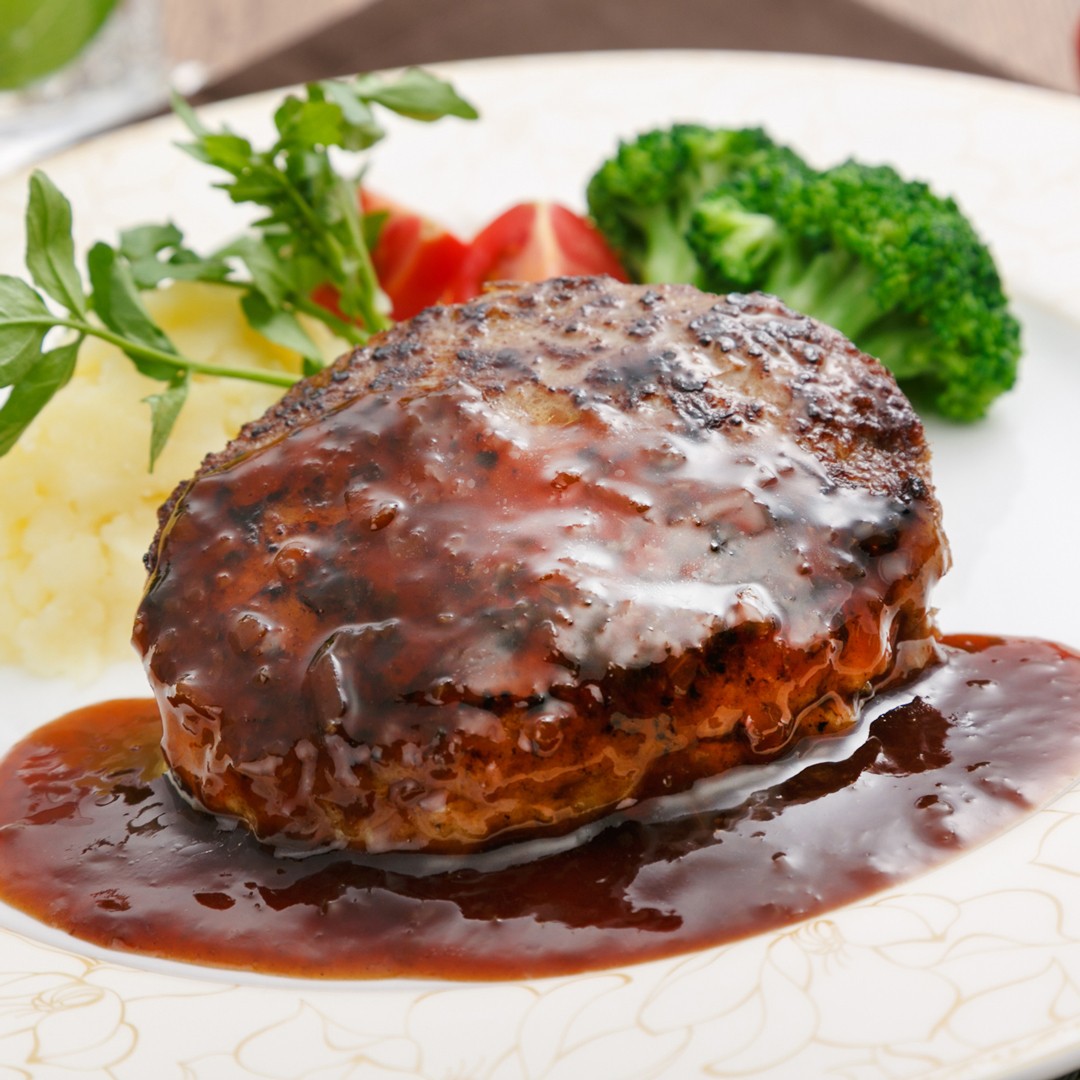 〈落合務監修〉2種のハンバーグ 食べ比べセット